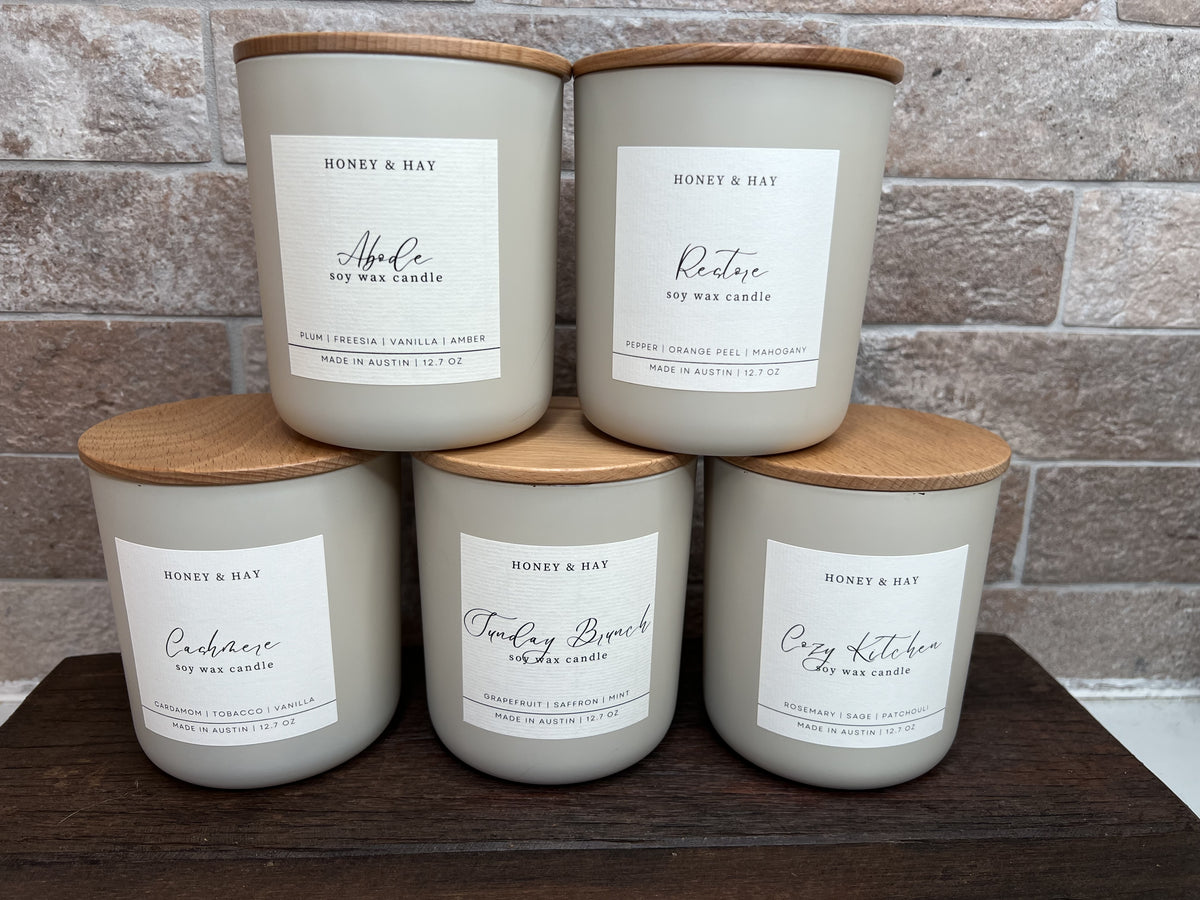 HH Candle – Honey & Hay